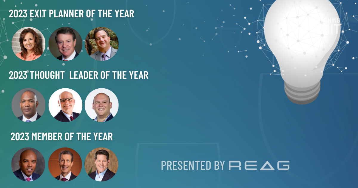 Meet the 2023 Excellence in Exit Planning Award Nominees