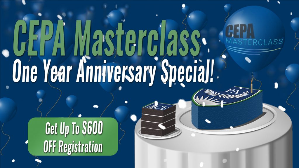 CEPA Masterclass is a Virtual CEPA Experience